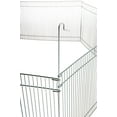 TRIXIE Small Portable 1-Level Wired Indoor Playpen for Small Animals ...