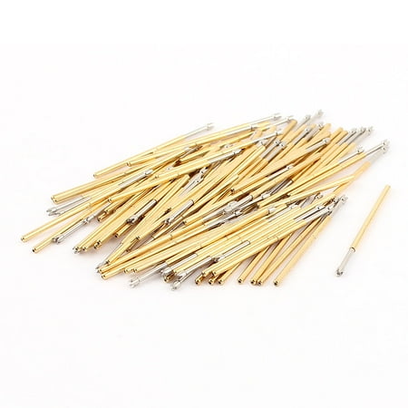 P100-Q2 4-Pointed Crown Tip 33mm Length Metal Spring Test Probe Pin ...