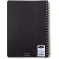 DesignWorks Ink Textured Paper Twin Wire Notebook, Daily Planner, Soft ...