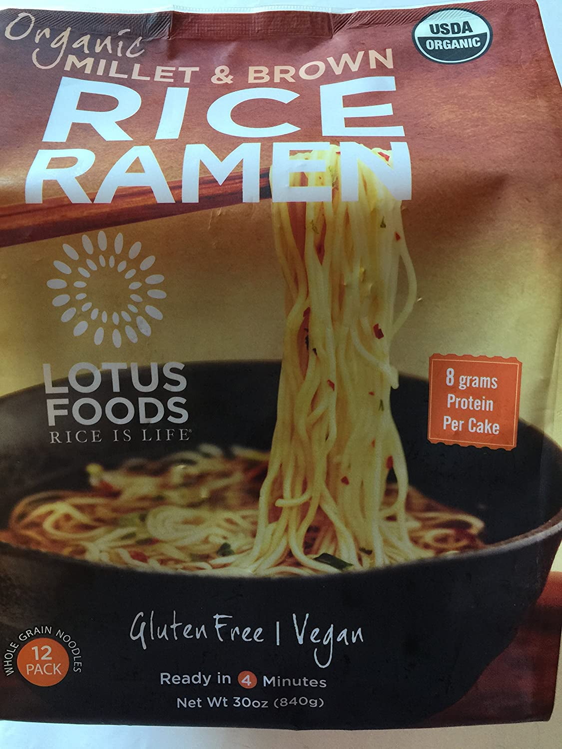 Lotus Foods Organic Brown Rice Ramen (12 Packper Bag), 30 oz - Walmart.com