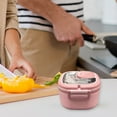kkbbma Clearance under $5 Classic Bento Box Adult Lunch Box - Leakpoof ...