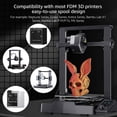 Silk Dual Color PLA+ 3D Printer Filament 1.75mm, 2-in-1 Black & Purple ...