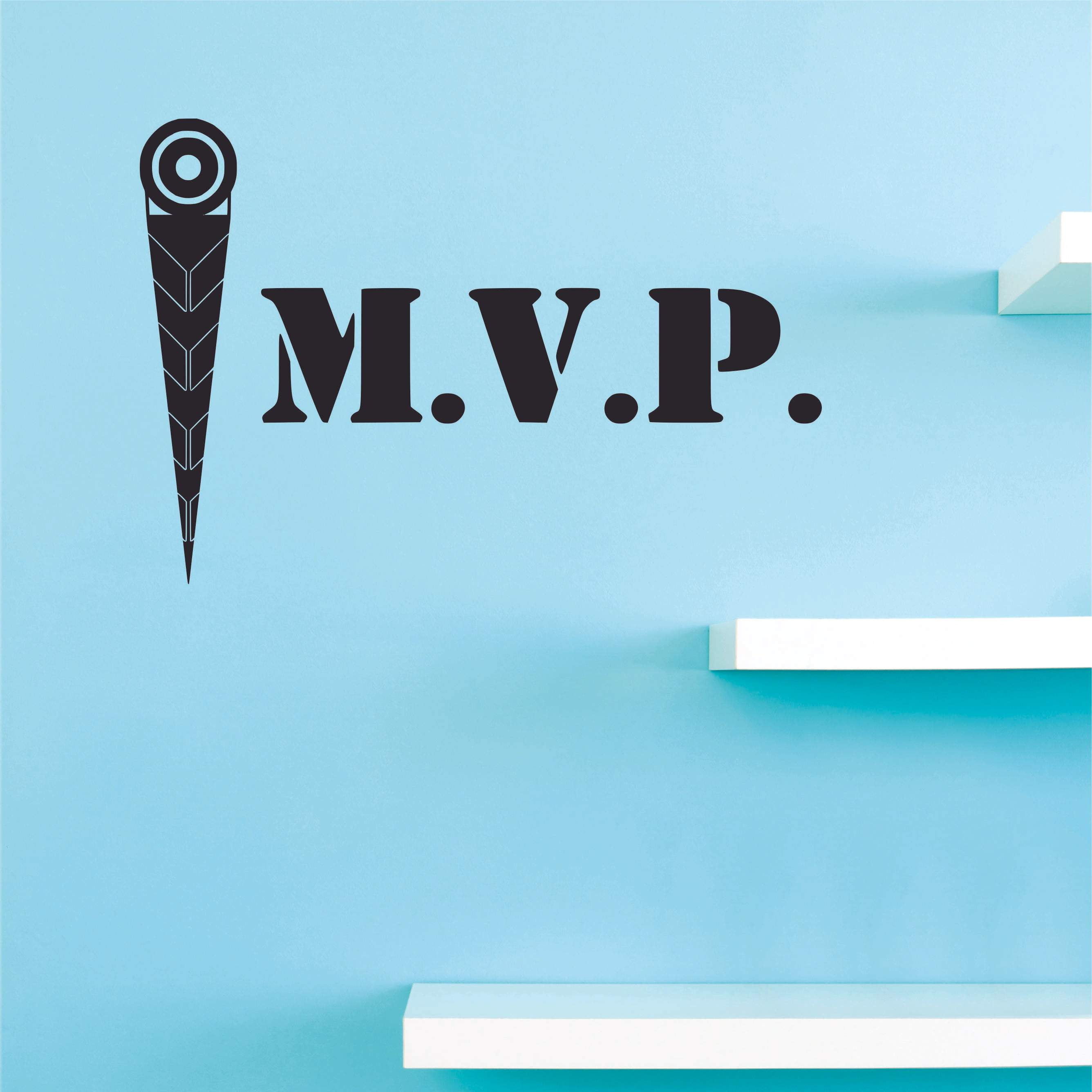 Cool MVP Wall Art Decal Sticker Decoration - DIY Vinyl Adhesive Home ...