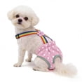 Rainbow Suspender Polka Dot Dog Sanitary Panties Reusable Female Dog ...