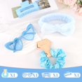 4 count Blue Bridesmaid Proposal Gifts Bridesmaid Headband, Hair Claw ...