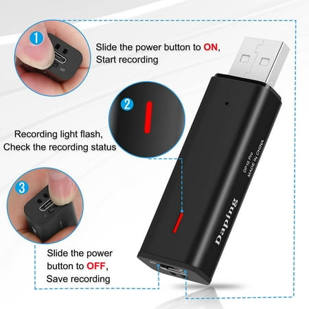 USB Digital Voice Recorder Noise Elimination Recorder Pen Conference ...