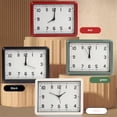 AOOOWER Children Quiet Alarm Clock with Large Display Battery Operated ...
