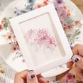 50Pcs Plant Flower Sticker Water Resistant PET Decorative Sticker for ...