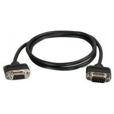 StarTech.com 1m Black DB9 RS232 Serial Null Modem Cable F/F - Walmart.com
