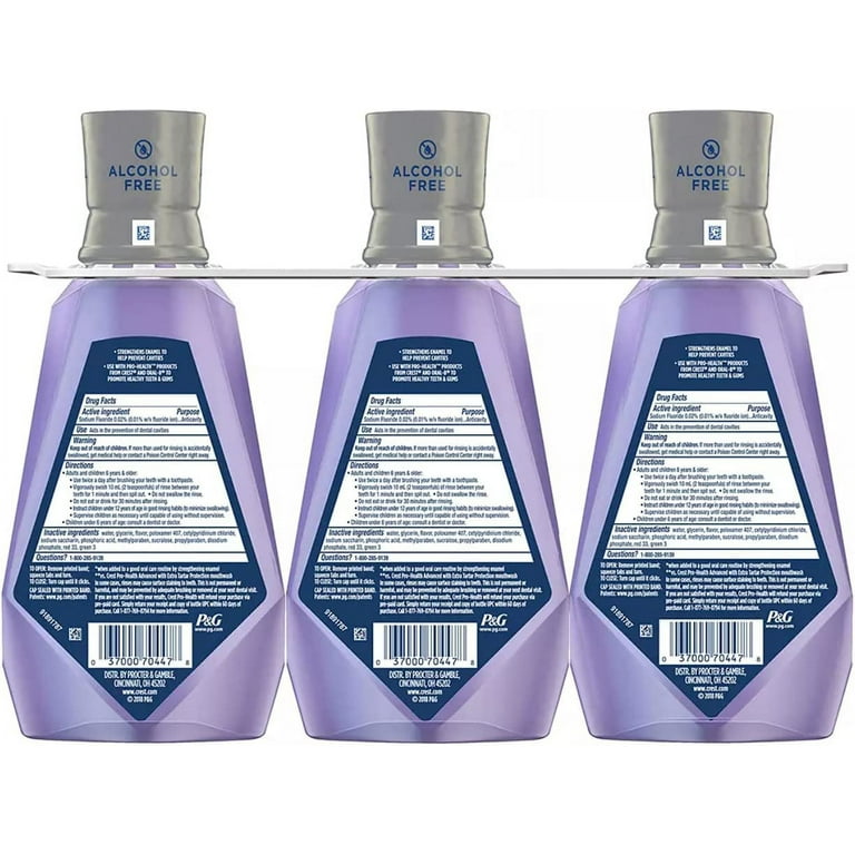 Crest Pro Health Mouthwash Ingredients