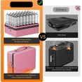 Fireproof Document Box, Hard Case File Box with Fireproof Zipper&Lock ...