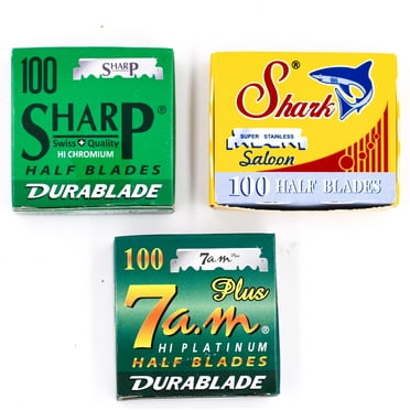 10 Pack Heavy Duty Standard Safety Razor Blades, Single Edge Refills ...