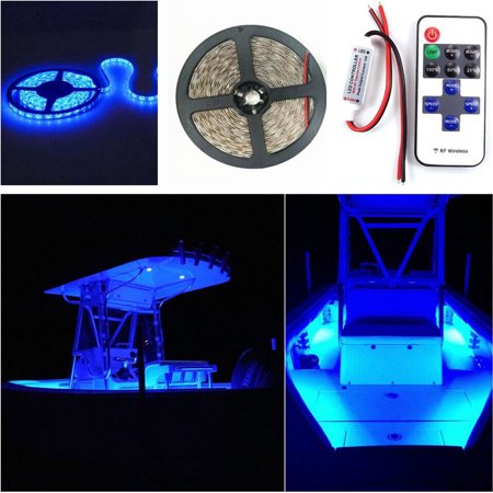 Universal LED Light Bar Blue Waterproof LED Light Strip 300LED For ...