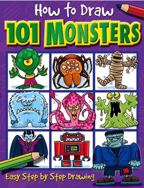 How to Draw 101 Monsters - Walmart.com
