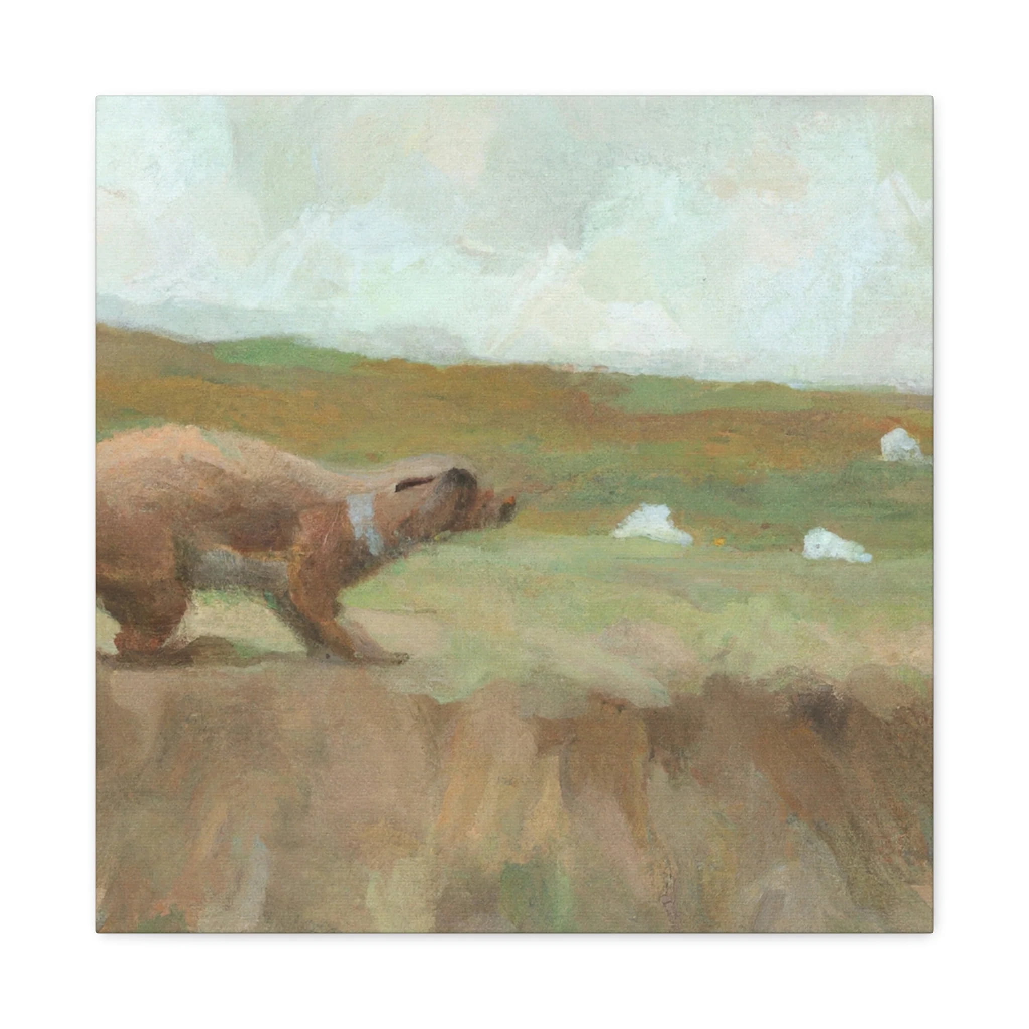 Prairie Dog Impressionism - Canvas - Walmart.com