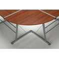 OFM Essentials Collection 60" Metal Frame L-Shaped Desk, Corner ...