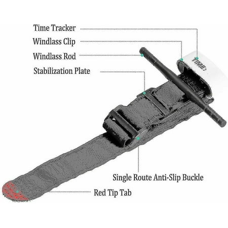Rapid Hemostatic Bandage Emergency Outdoor First Aid Kit Rescue 95mm ...