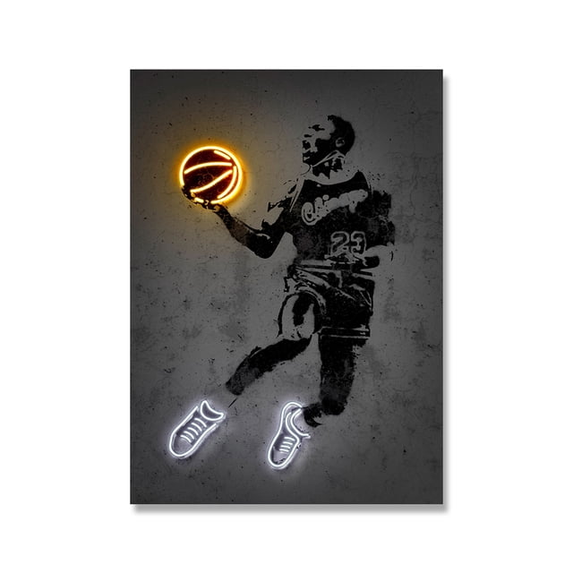 Click here for Nobrand Graffiti Basketball Players Canvas Paintin... prices