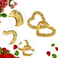 WE-POLUJ Lovely Double Heart Sculpture for Celebrating Love Wedding ...