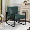 Free Shipping! Kaleigh 27.56"W Velvet Sofa Chair with Metal Legs,Purple ...