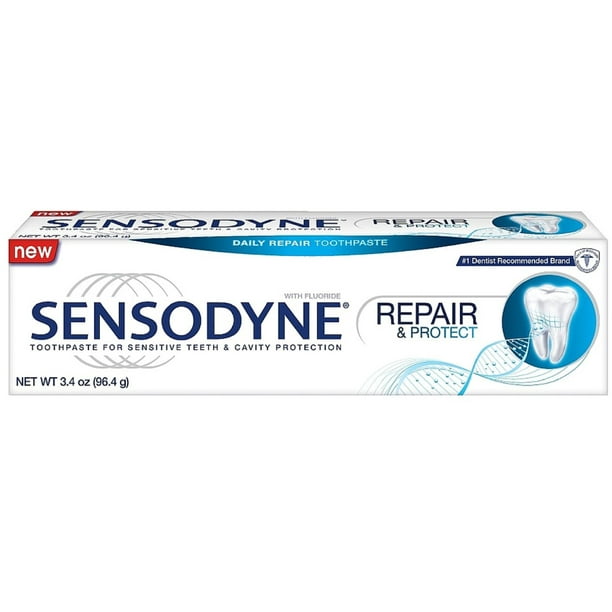 6 Pack - Sensodyne Repair & Protect Toothpaste 3.40 oz - Walmart.com ...
