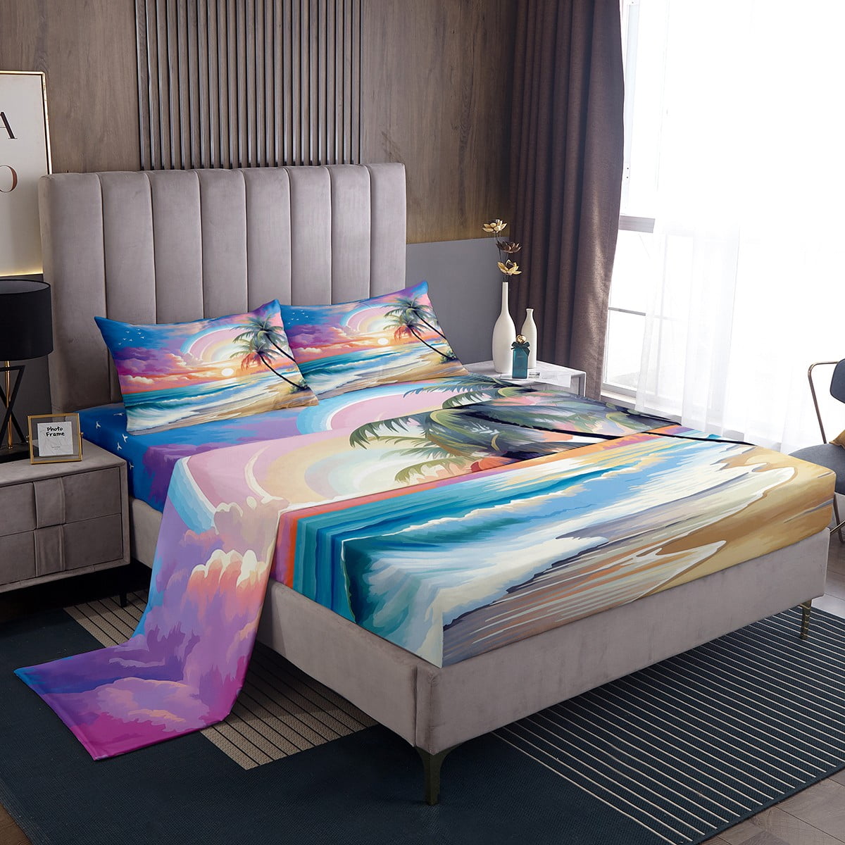 Click here for Yst Ocean Sheets Hawaiian Beach Girly Pink Sheet S... prices