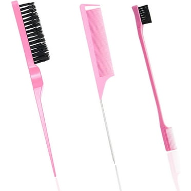 2 Pack Hair Edge Brush, Double Sided Edge Control Hair Comb Eyebrow ...