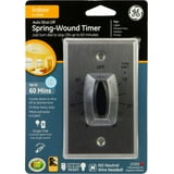 GE In-Wall Spring-Wound Mechanical 60 Minute Countdown Timer, 15305 ...