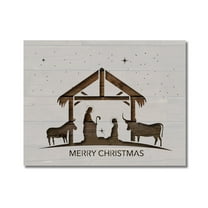 Baby Jesus Stencil Bethlehem Manger Christmas Template Reusable 8.5 x ...