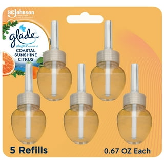 Glade Plugins Scented Oil (2 Warmers + 6 Refills) Coastal Sunshine ...