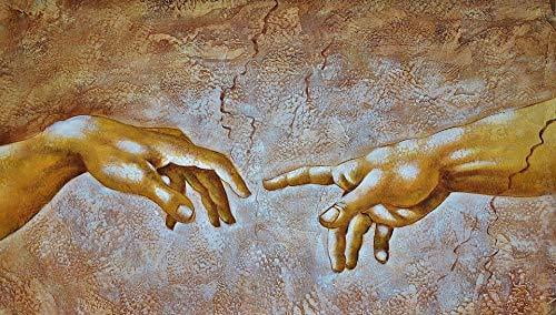 Hands by Leonardo da Vinci Picture on Stretched Canvas, Wall Art Decor ...