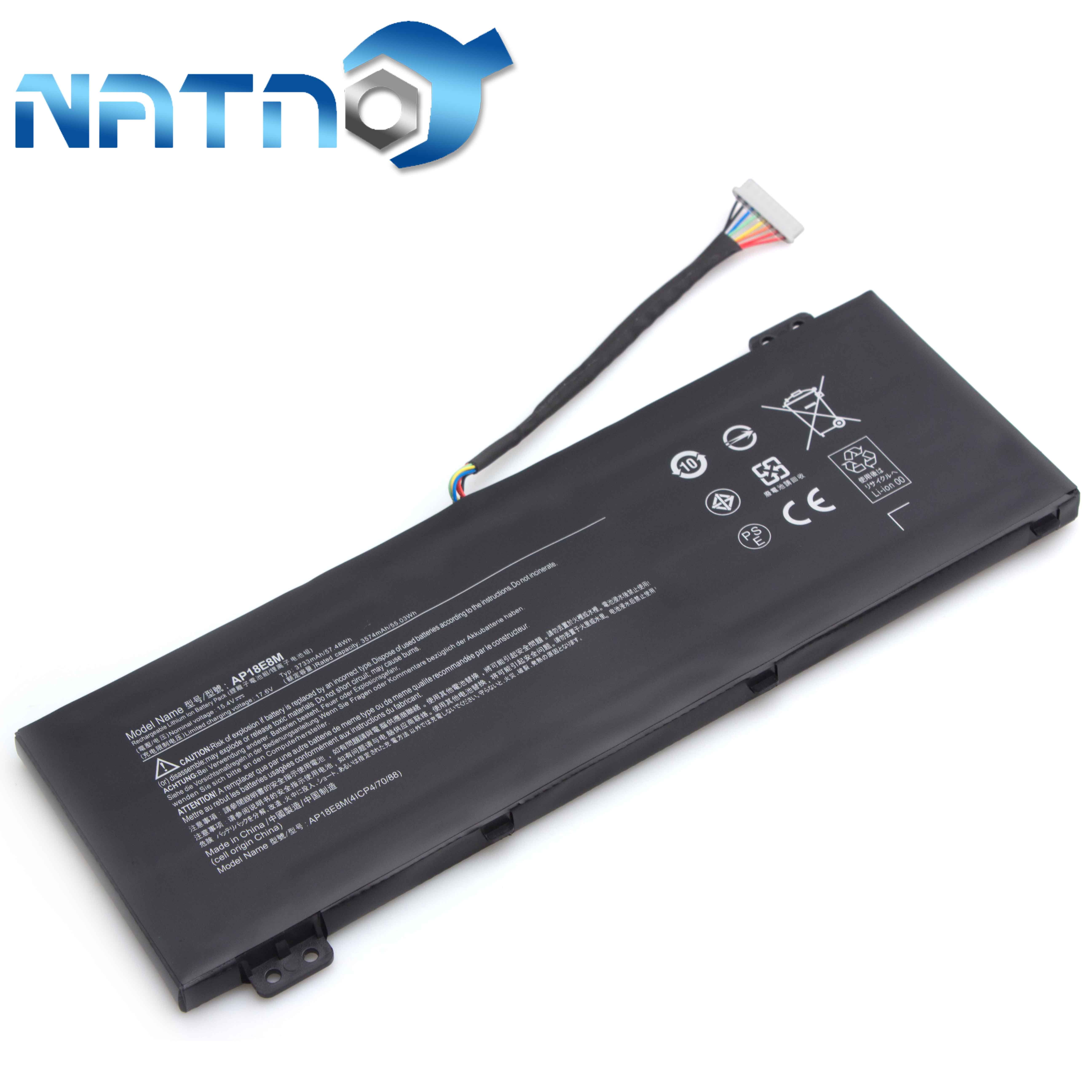 AP18E7M AP18E8M Battery for Acer Nitro 5 AN515-54 AN517-51 AN515-55 ...