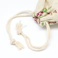 50pcs Polycotton(Polyester Cotton) Packing Pouches Drawstring Bags with ...