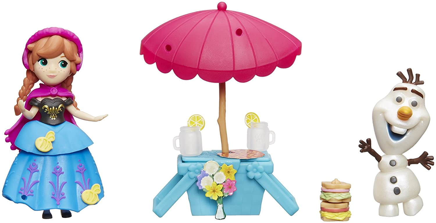 Disney Frozen Little Kingdom Summer Picnic Mini Doll Playset - Walmart.com