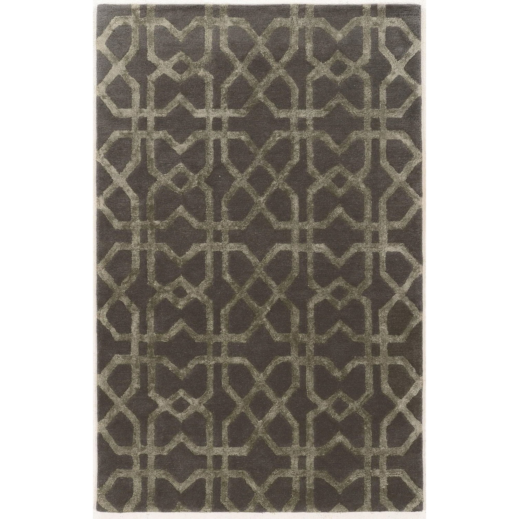 Linon Aspire Wool Xs Slate 2 X 3 Accent Rug 2 Ft X 3 Ft