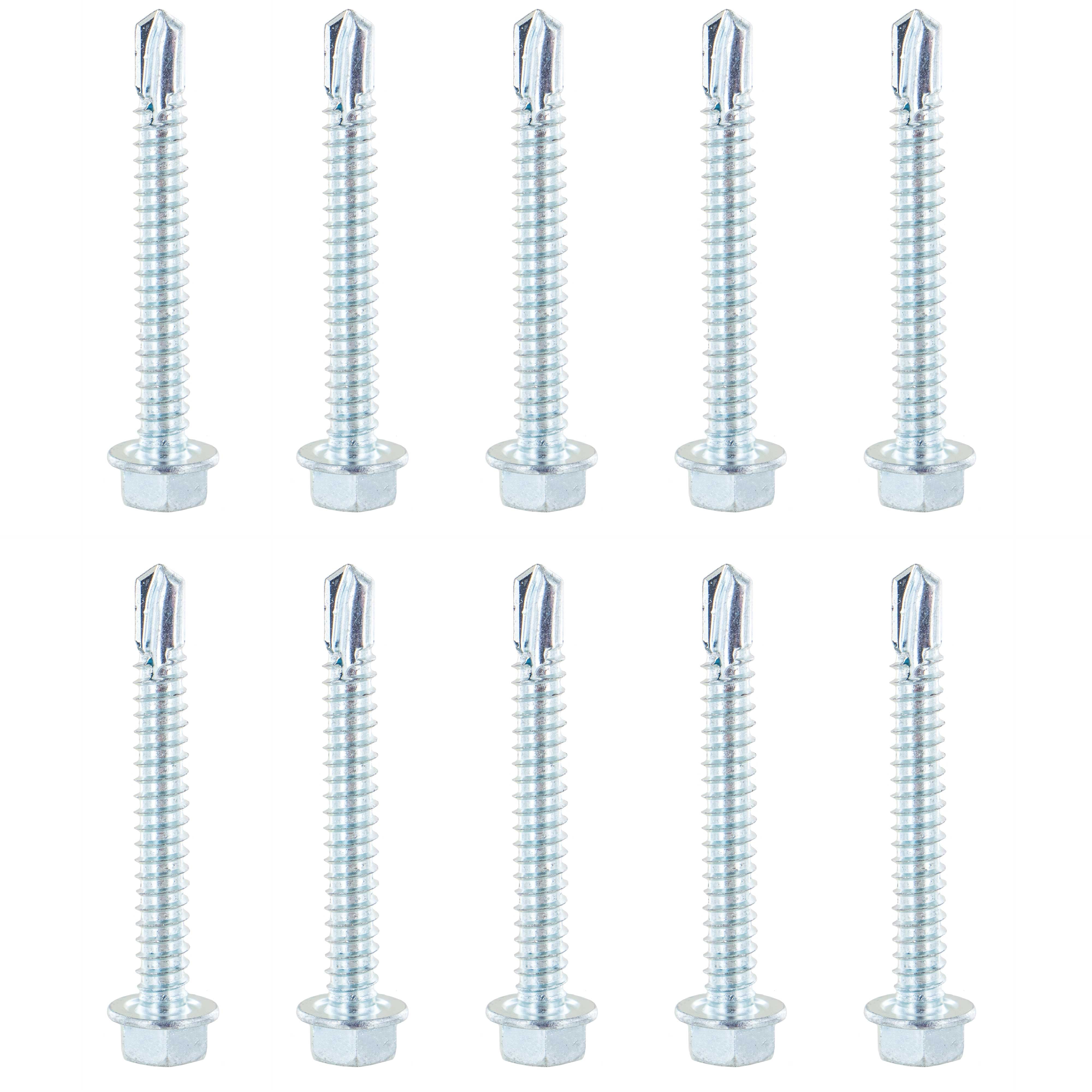 2" E-Track Hex Screw Pack w/ Self Drilling Tip (10 pk) - Walmart.com