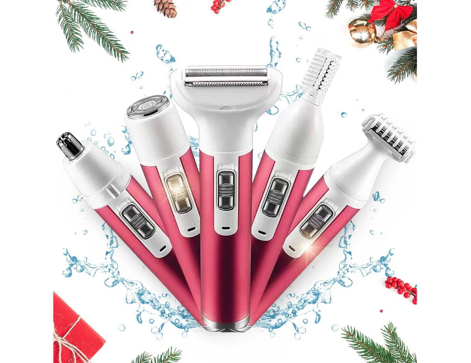 "Rasuradora eléctrica para mujer 5 en 1 - Depiladora sin dolor para ...