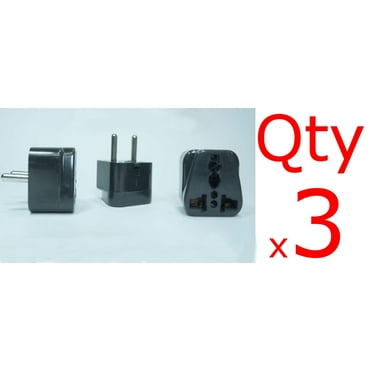 12 Pack of Europe / Asia 4mm Plug Adapters - Change US Plug Style to ...