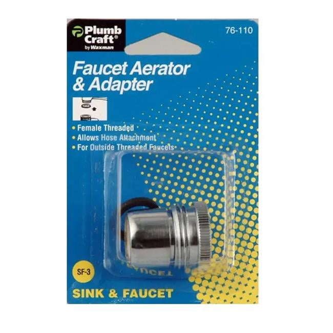 Waxman 7611000LF Bubble Flow Female Dual Aerator - Walmart.com