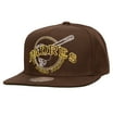Men's Mitchell & Ness Brown San Diego Padres Just Don x MLB Lux Script ...