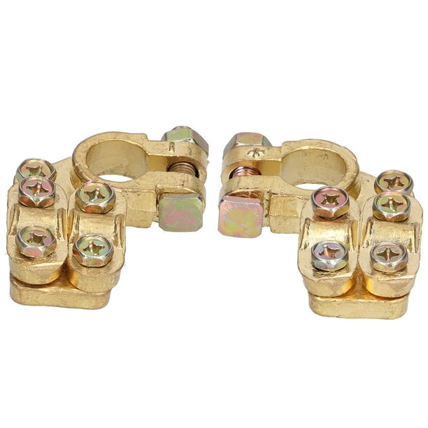 Battery Terminal, 2PCS Pure Copper Car Battery Connector For Automobile ...