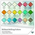 Gallery Glass Stained Glass Acrylic Paint Kit, 18 Piece Set, 2 fl oz ...