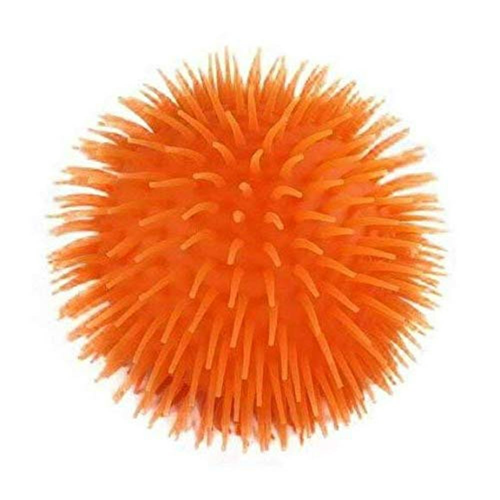 ORANGE Solid Color Jumbo 9" Puffer Ball - Sensory Fidget and Stress ...