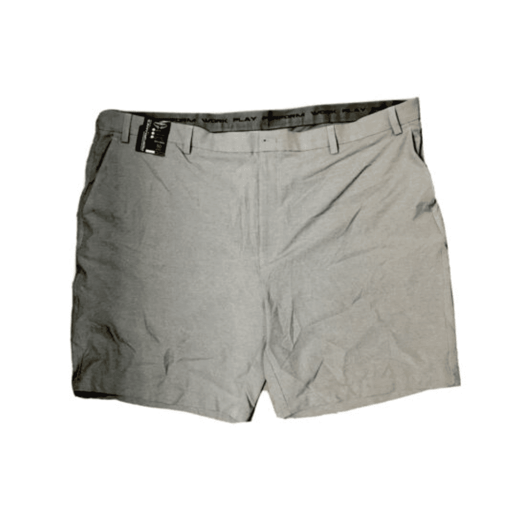 Roundtree and Yorke Men's Perfomance Big Man Classic Fit Short, Light ...