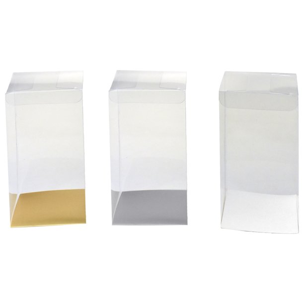 PVC Gift Box, 3-Inch x 3-Inch x 5-1/2-Inch, 12-Count - Walmart.com