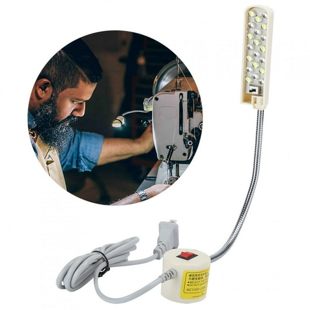 Professional Sewing Machine Lamp LED Light With Flexible Neck Working ...