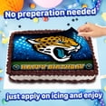 8.3 x 11.7 Inch Edible Square Cake Toppers –Jaguars Themed Birthday ...