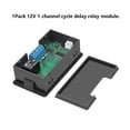 AC 110V-220V 12V/24V Cycle Time Timer Delay Relay LED Dual Digital ...