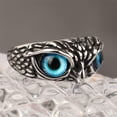 10MM Unisex Stainless Steel Vintage Gothic Demon Eye Owl Biker Ring ...