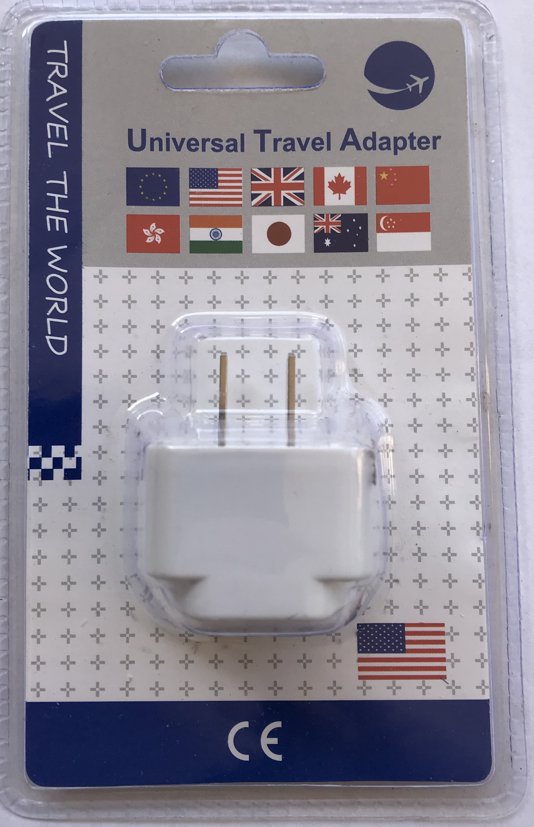 2-Prong universal adaptor - Walmart.com